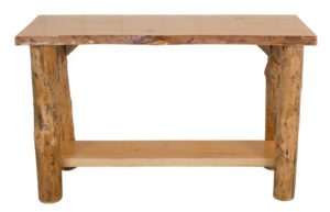 Rustic Red Pine Sofa Table - Best Craft Furniture